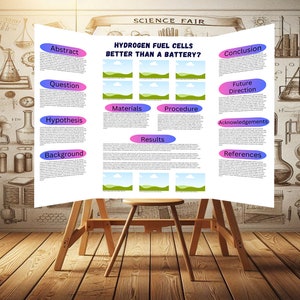 Science Fair Tri-fold Display | You Design & We Print | Only 24.99 - Etsy