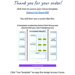 Science Fair Tri-fold Display | You Design & We Print | Only 24.99 - Etsy