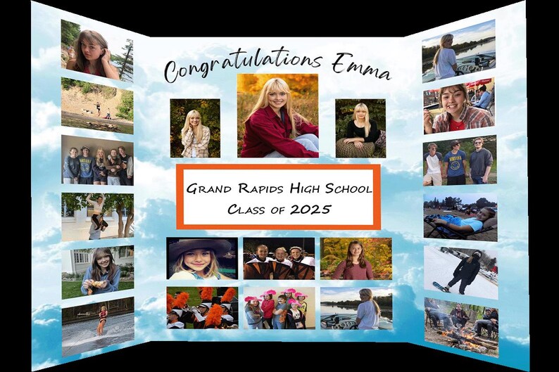 Custom Graduation Photo Collage | Printed & Shipped - Etsy