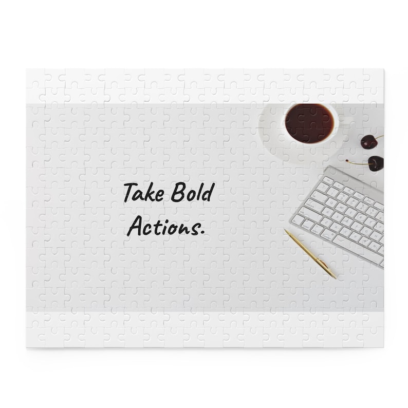 Take Bold Actions Puzzle Inspirational Motivational - Etsy