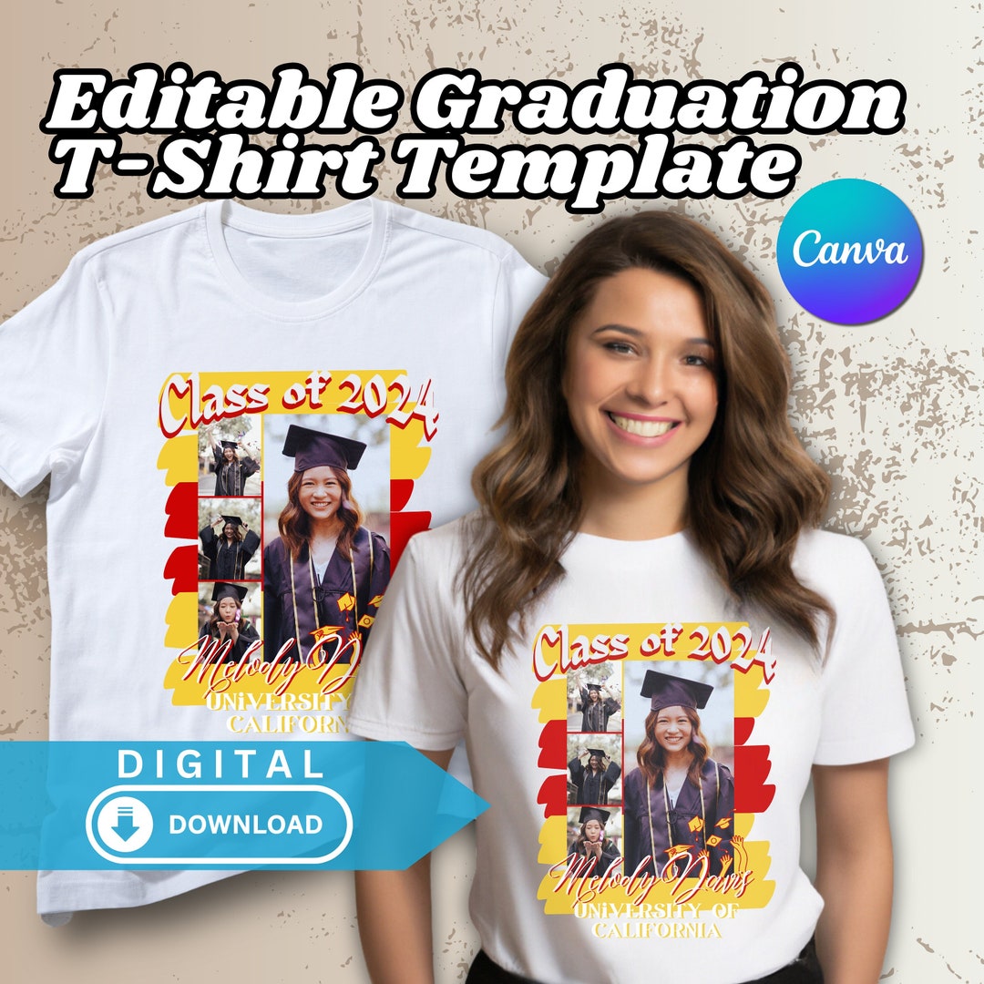 Editable Graduation T Shirt Design PNG Custom Bootleg Shirt ...