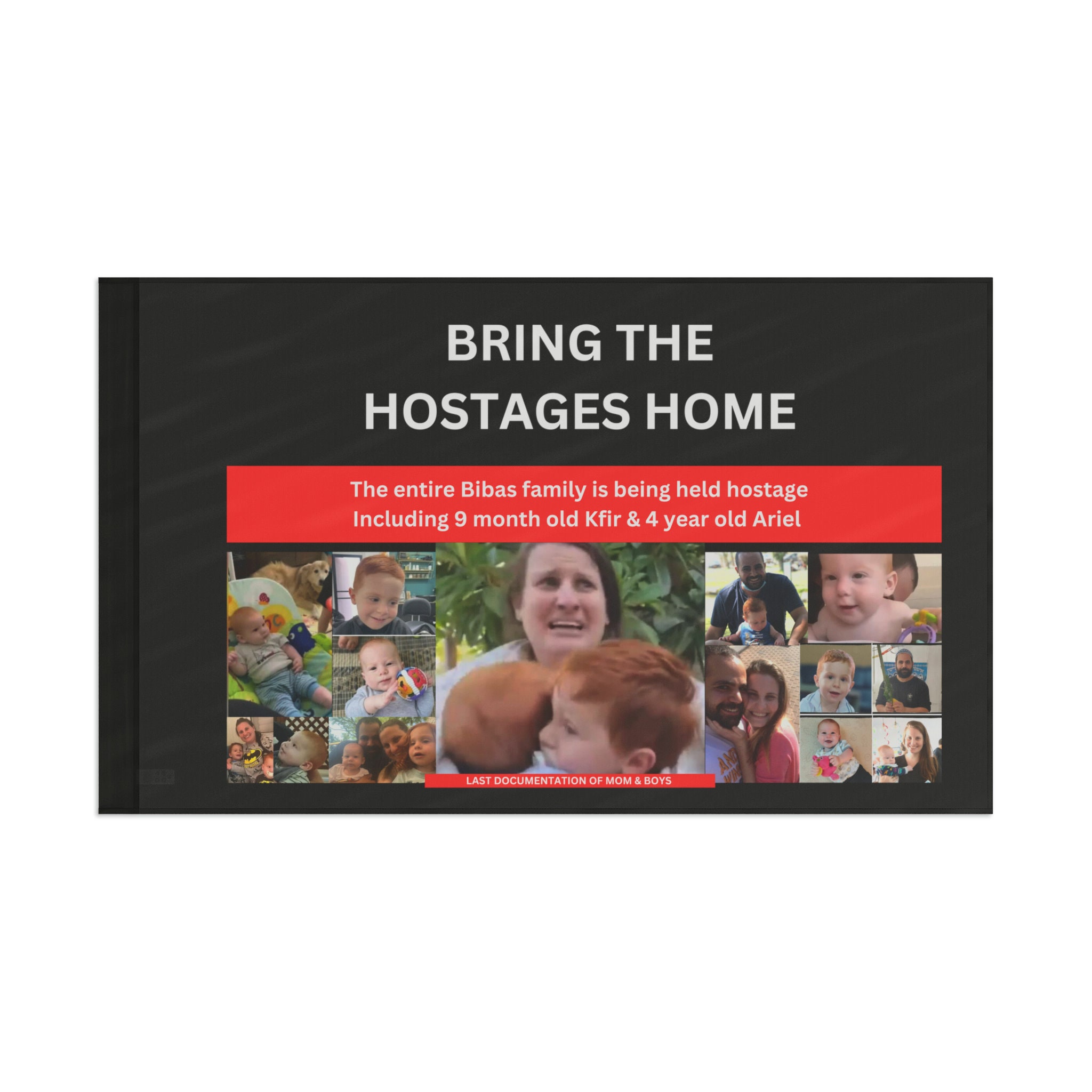 Bring Them Home Now BIBAS FAMILY Hostage Return Flag - Etsy