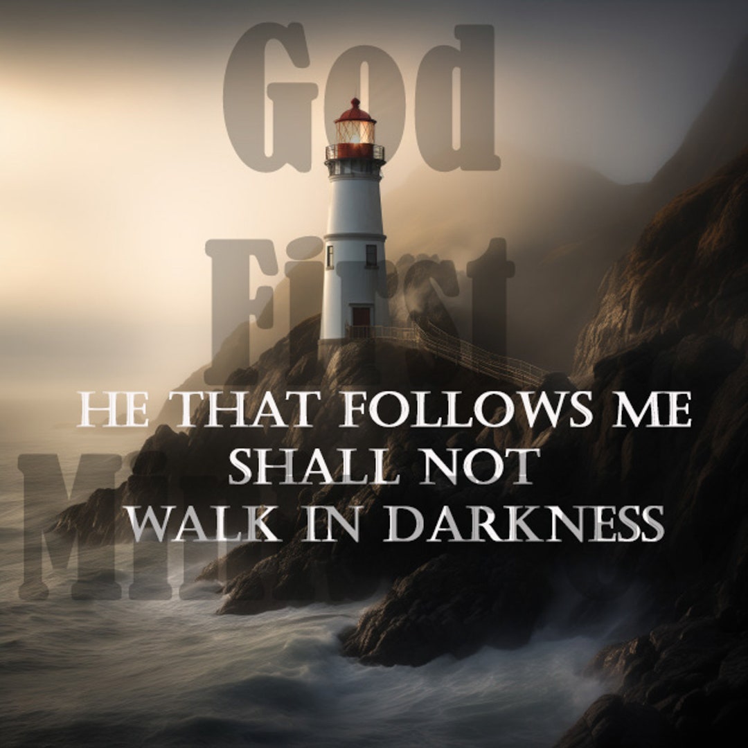 He That Follows Me - Christian Digital Artwork for Desktop Wallpaper, E ...