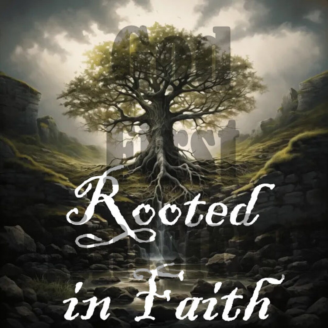Rooted in Faith - Christian Digital Artwork for Desktop Wallpaper, E ...