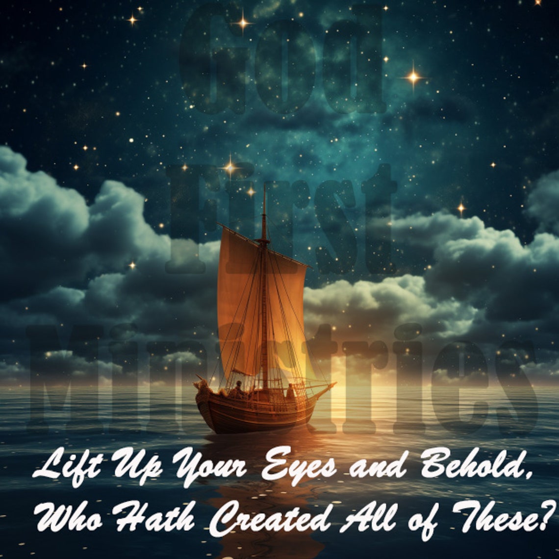 Lift up Your Eyes and Behold - Christian Digital Artwork for Desktop ...