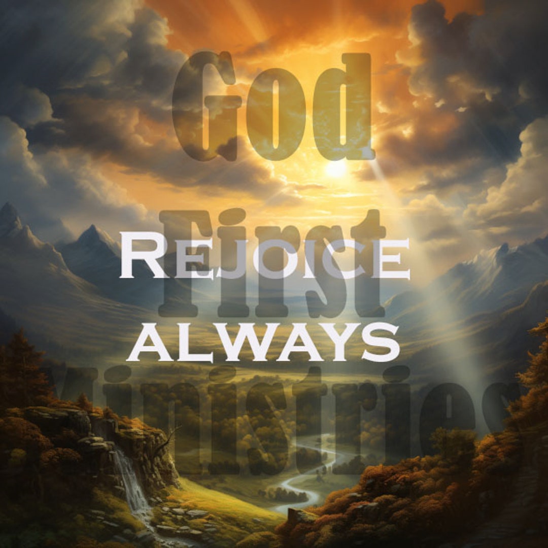 Rejoice Always - Christian Digital Artwork for Desktop Wallpaper, E ...