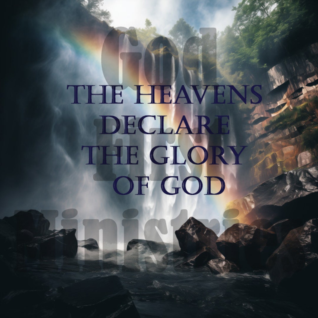 The Heavens Declare the Glory of God - Christian Digital Artwork for ...