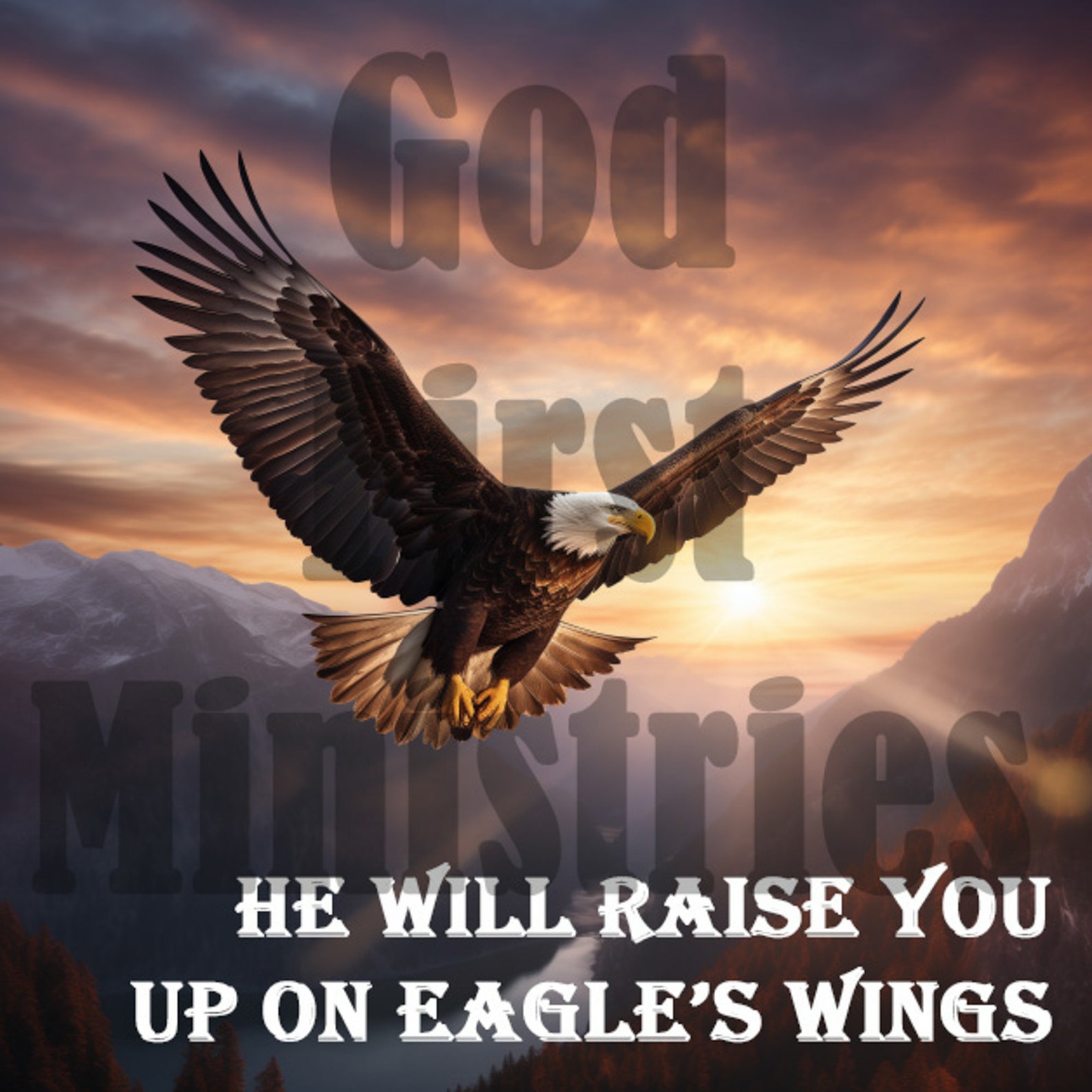 He Will Raise You - Christian Digital Artwork for Desktop Wallpaper, E ...