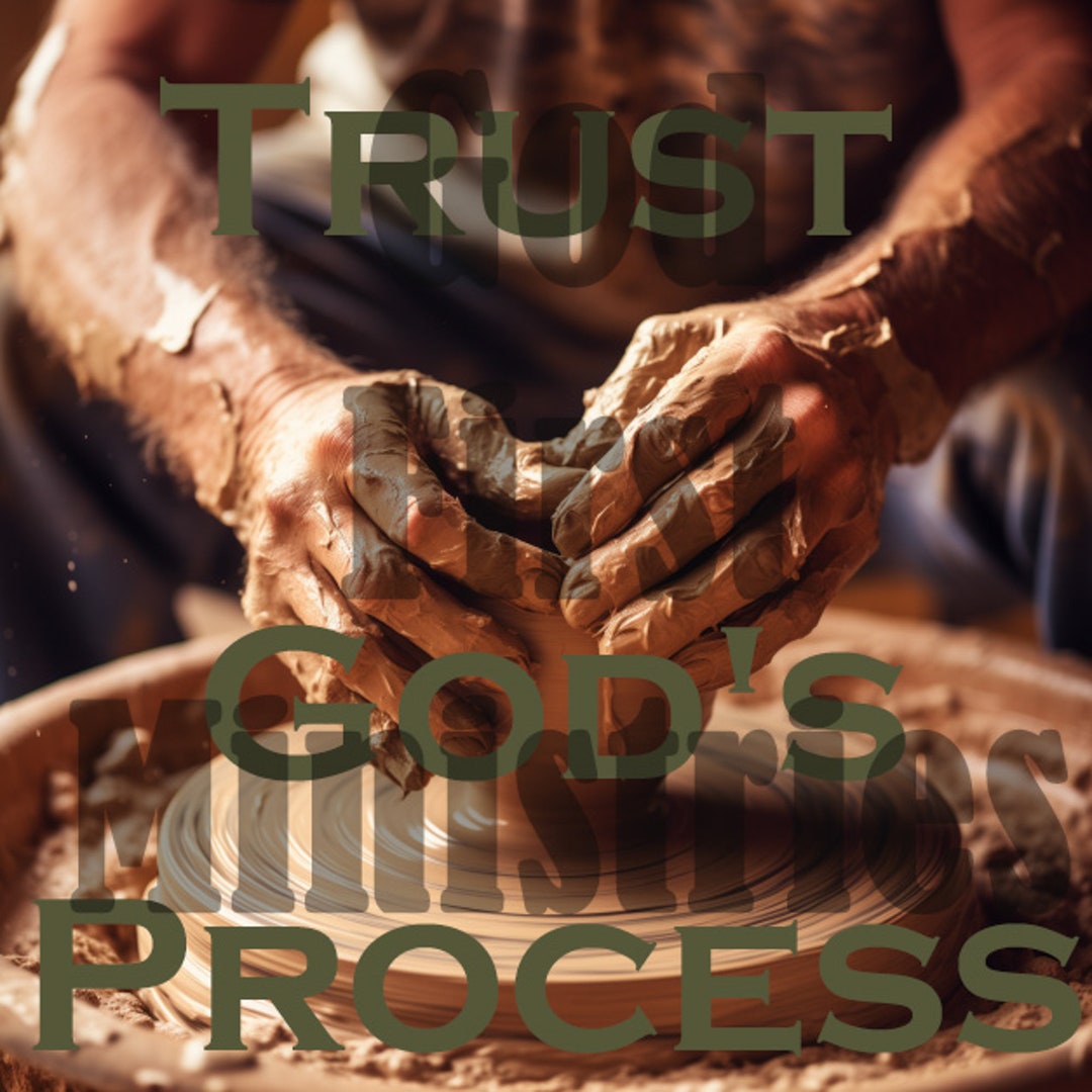 Trust God's Process - Christian Digital Artwork for Desktop Wallpaper ...