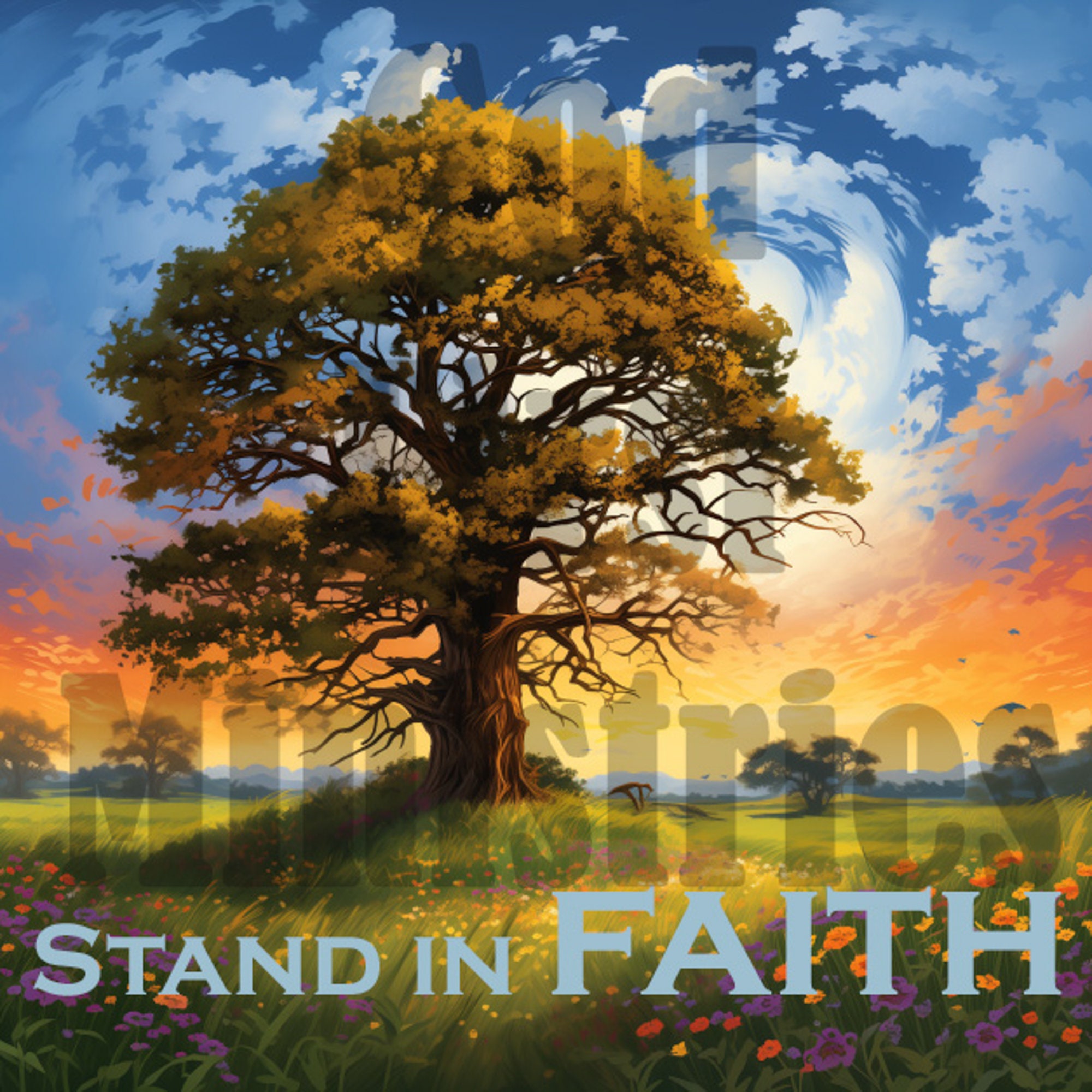 Stand in Faith - Christian Digital Artwork for Desktop Wallpaper, E ...
