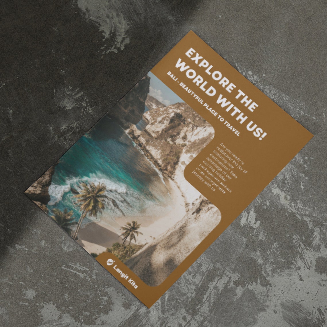 Tour Travel Flayer Template Canva, Travel Brochure Canva Design, Tour ...