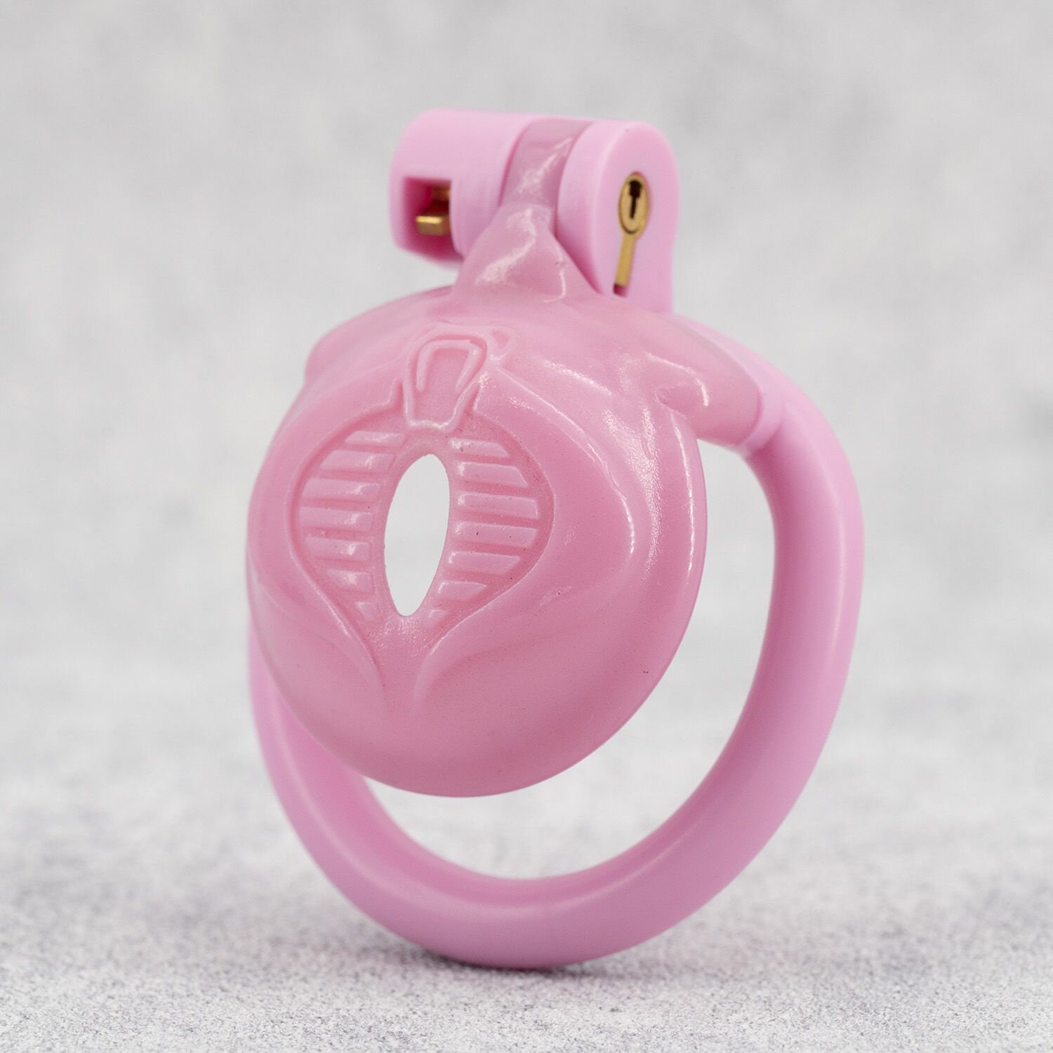 Flat Chastity Cage Male Cobra Chastity Device Pink Sissy Peins - Etsy