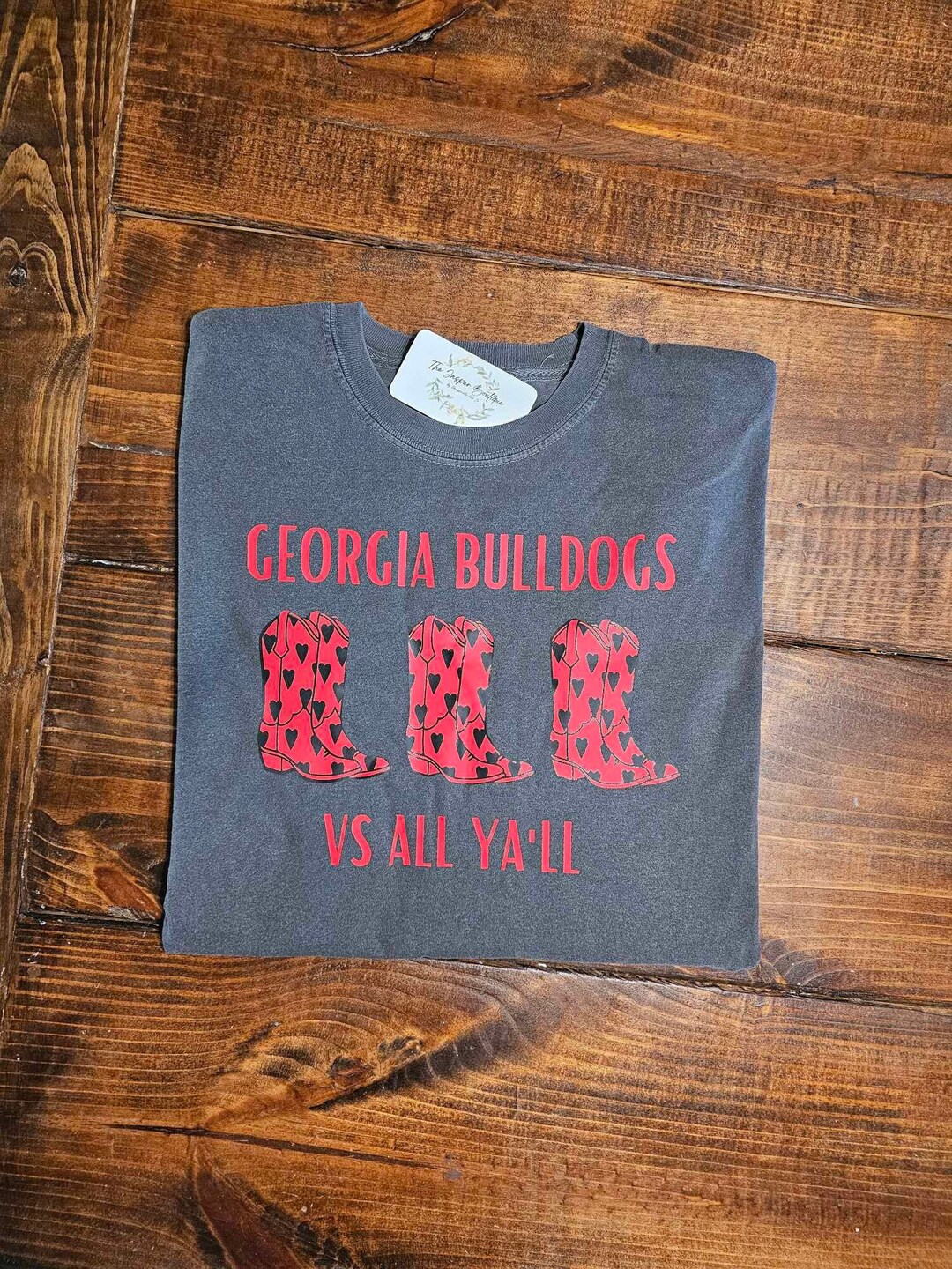Georgia Football BULLDOGS Game Day Grapic Comfort Colors Tee, Tailgate ...