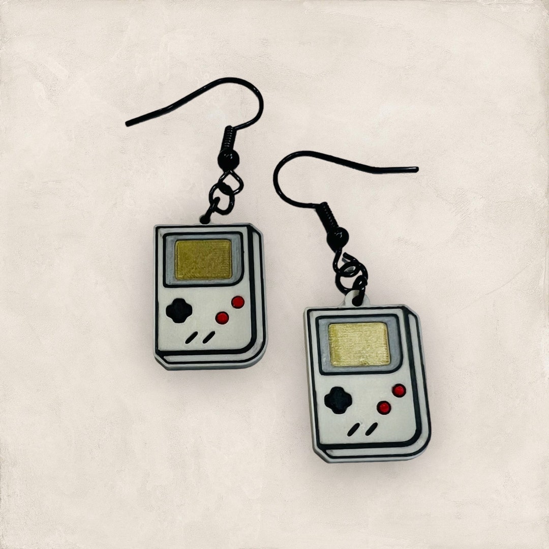 8-bit Video Game Console Earrings: Retro Gamer Jewelry - Etsy