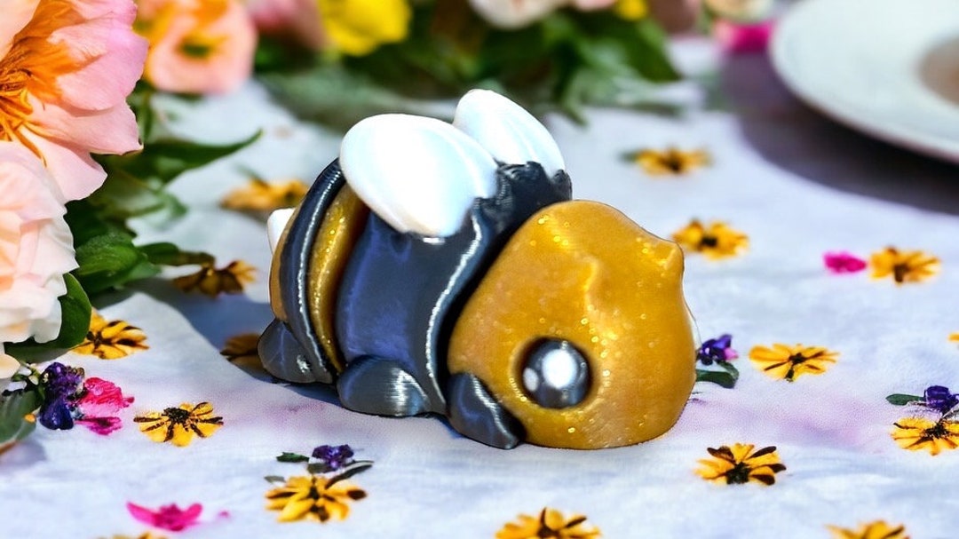 Bumble Bee Fidget Articulated Bee Toy 3D Printed Bee Bumble Bee Flexi ...
