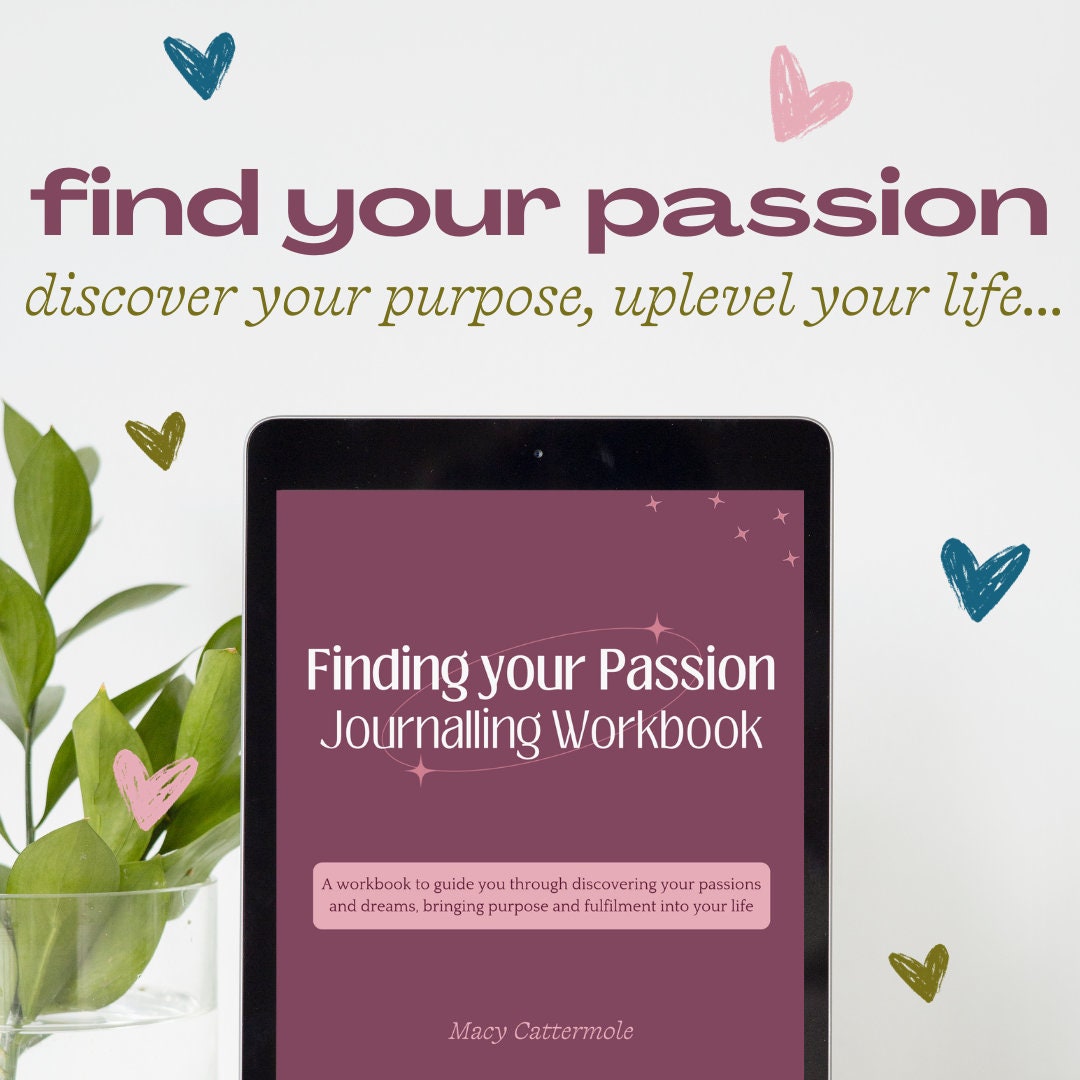 Find Your Purpose Journal Workbook | Digital Journaling E-workbook ...