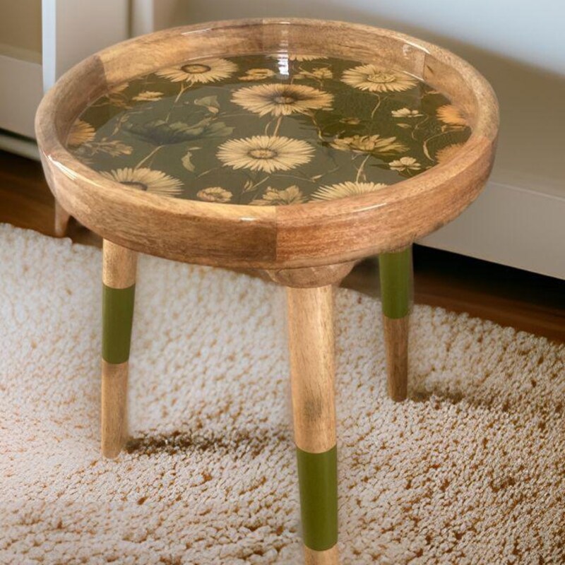 Sunflower End Table - Etsy