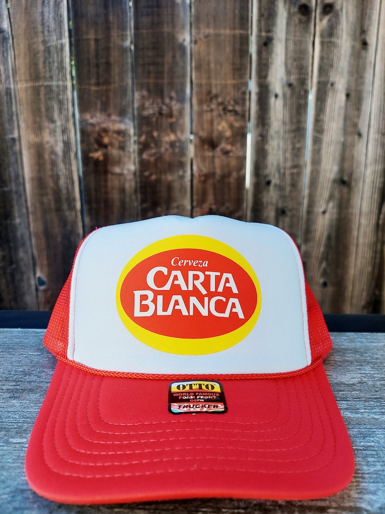 Trucker Hats, Trucker Hat, Mexican Trucker Hats, Carta Blanca, Cerveza ...