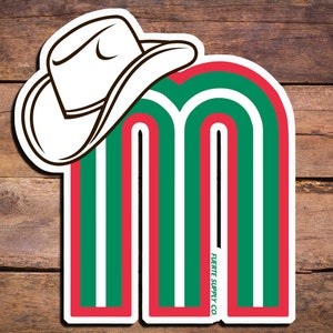 Mexican Stickers, Mexico M Logo, LMB, Beisbol Mexicano, Mexican ...