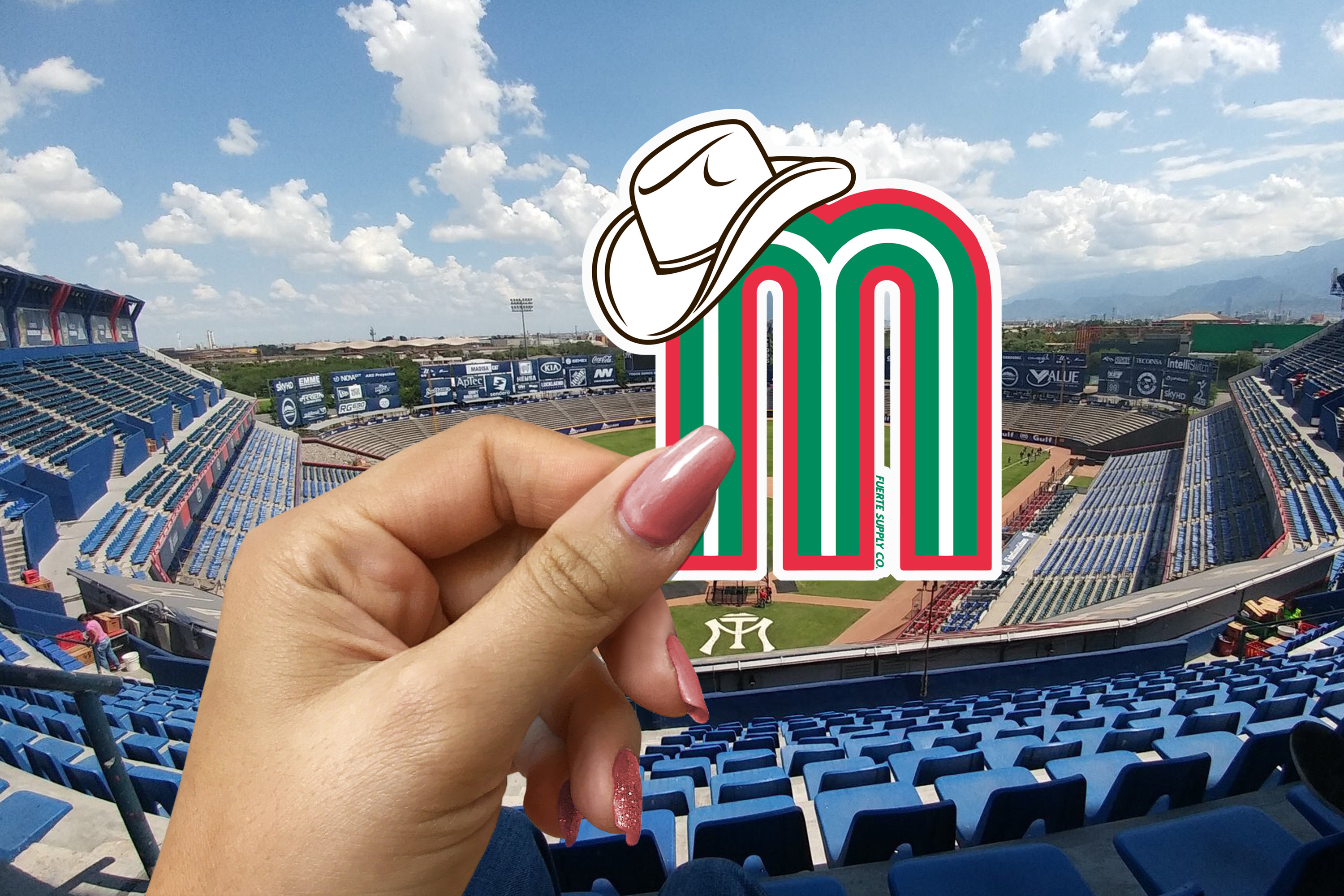Mexican Stickers, Mexico M Logo, LMB, Beisbol Mexicano, Mexican ...