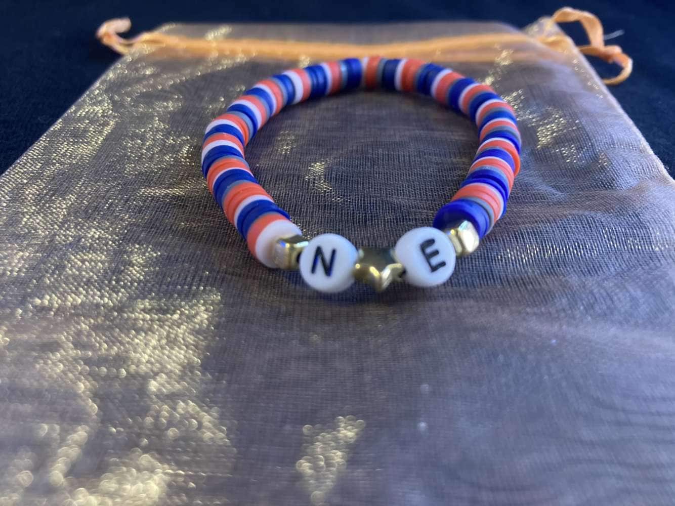 NFL Team Clay Bead Bracelets! - Etsy
