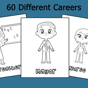 What Will I Be When I Grow Up? A Coloring Book of Careers - Etsy