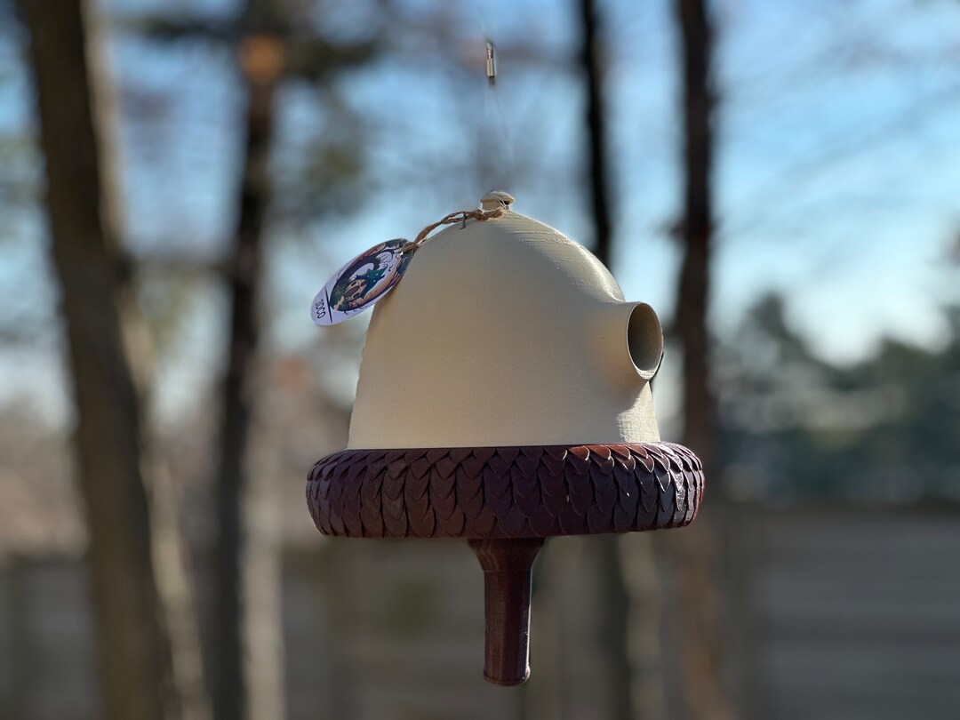 Acorn Birdhouse Bird House Handmade Bird House Colorful Unique Bird ...