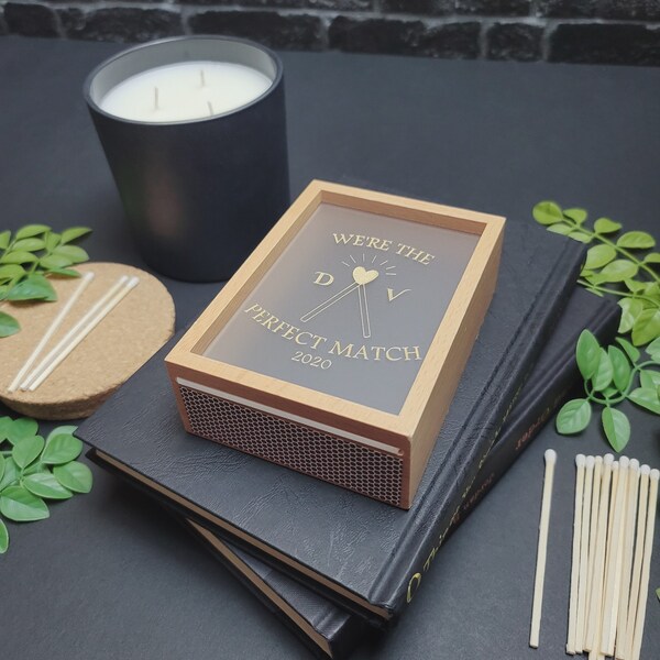 Wooden Matchbox - Etsy