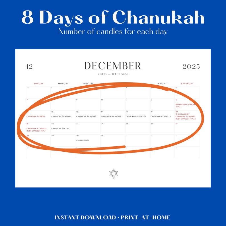 2025 Hebrew Calendar 5784 5785 5786 (jewish Dates & Israelite Holidays ...