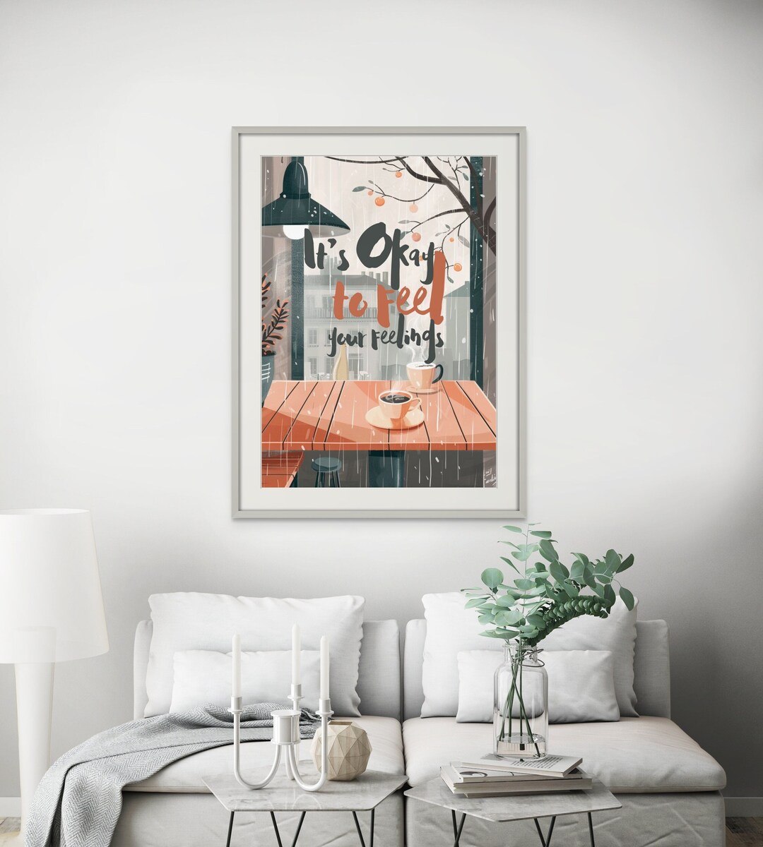 It's OK to Feel Your Feelings Poster Counselling Room School Counsellor ...