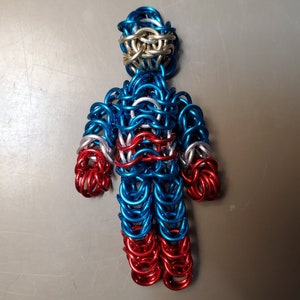 Wobbles Superhero Inspired Chainmail Fidget Action Figure 3D ...