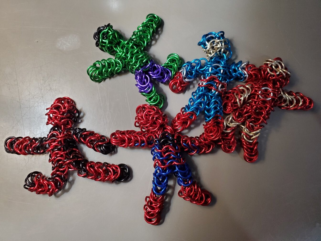 Wobbles Superhero Inspired Chainmail Fidget Action Figure 3D ...