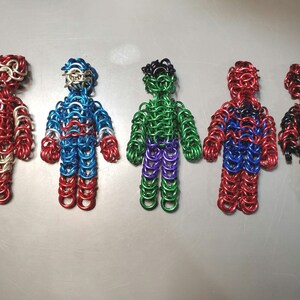 Wobbles Superhero Inspired Chainmail Fidget Action Figure 3D ...