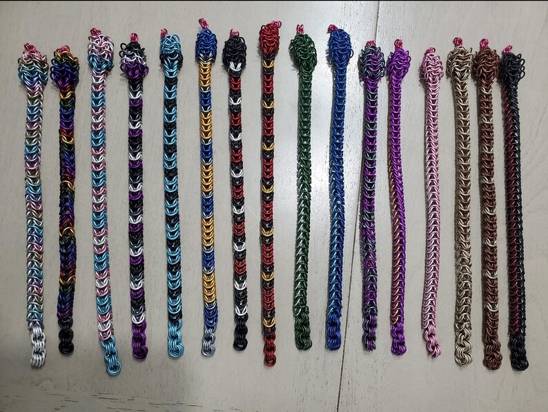 Snake - Chainmail Fidget Toy - Aluminum - 3D Articulating Serpent ...