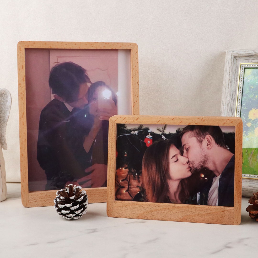 Solid Wood Photo Frame, Simple Photo Frame, Housewarming Gift, Home ...