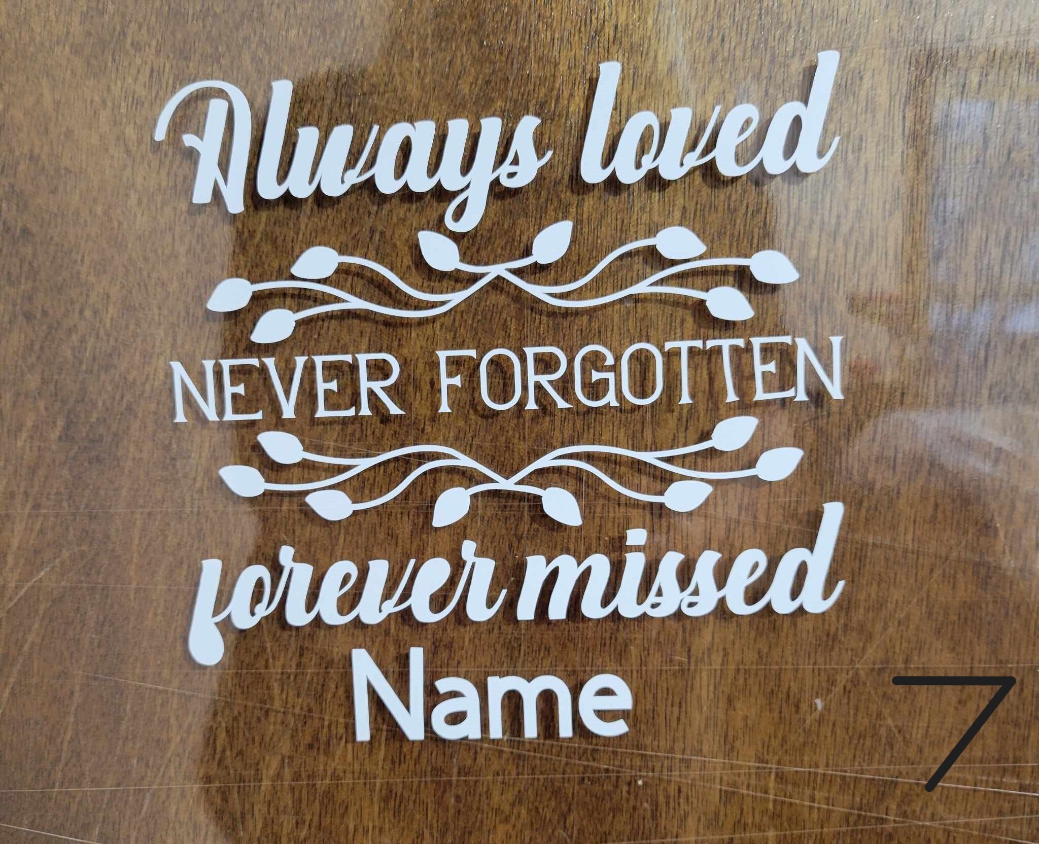 Memorial Car Decals - Etsy