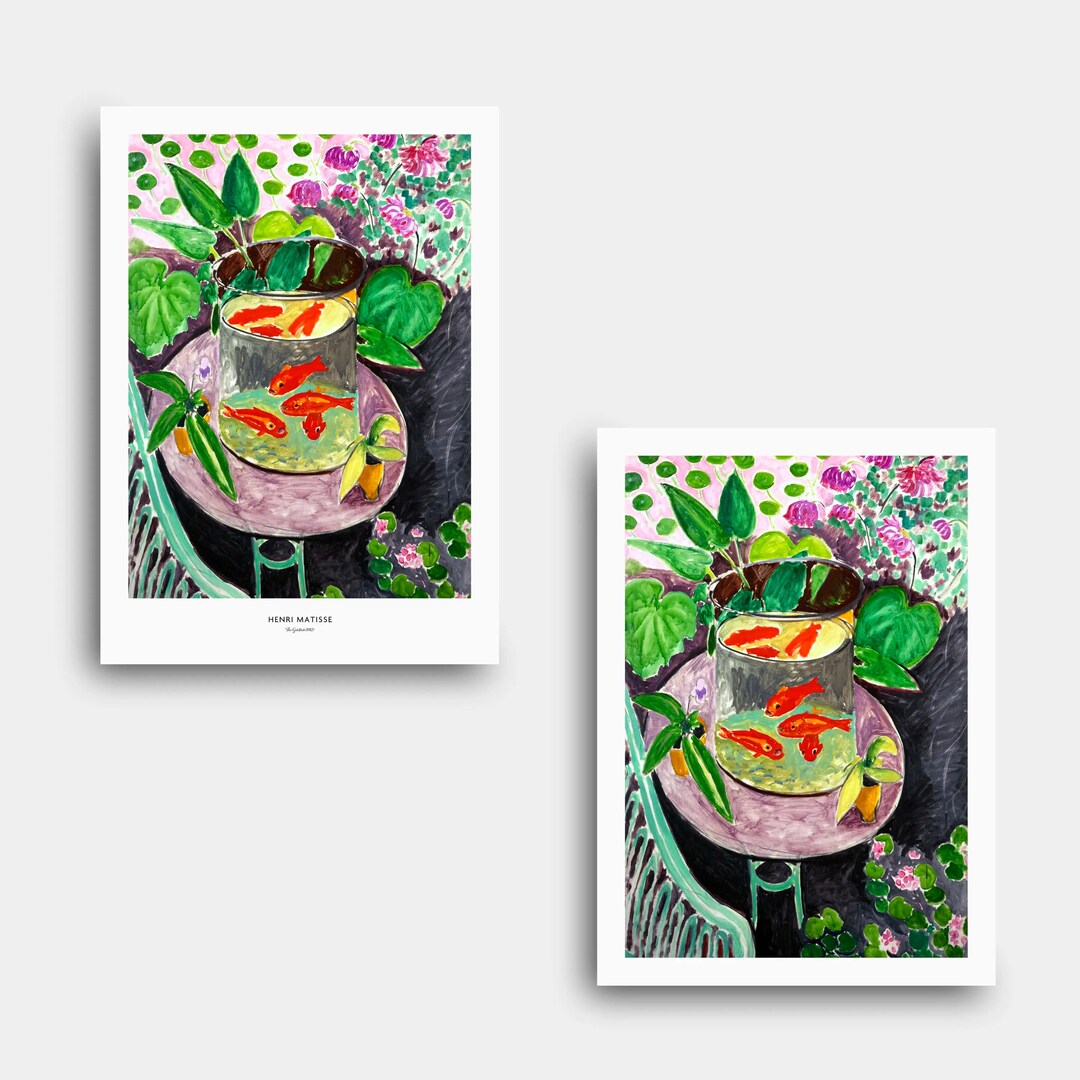 Henri Matisse - the Goldfish (1912) - Super High Quality Digital Print ...