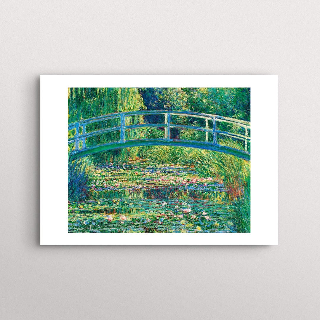N1021 - Claude Monet - the Small Pond With Water Lilies (1899). Wall ...