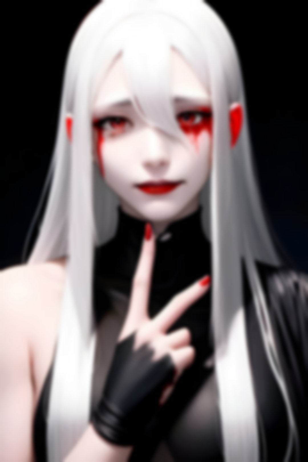 Pretty Anime Girl/ Blood Girl/ Photo for Print/killer Girl - Etsy