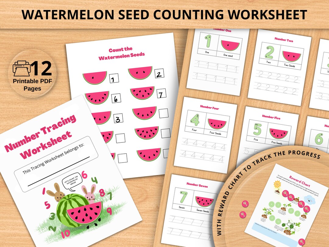 Math Busy Book Number Counting and Number Tracing Handwriting Practice ...