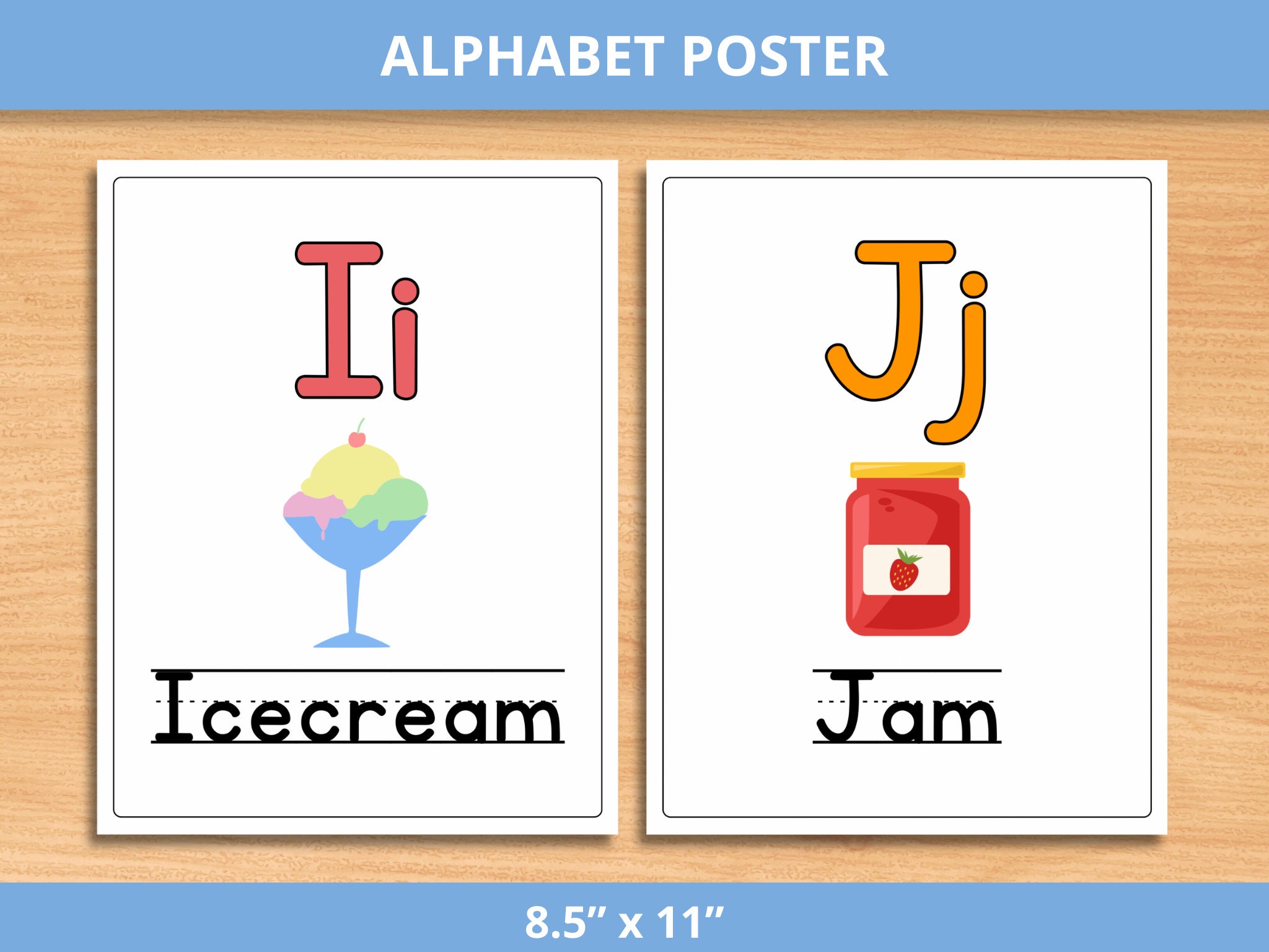 Alphabet Poster for Classroom Decoration, Educational Poster, Classroom ...