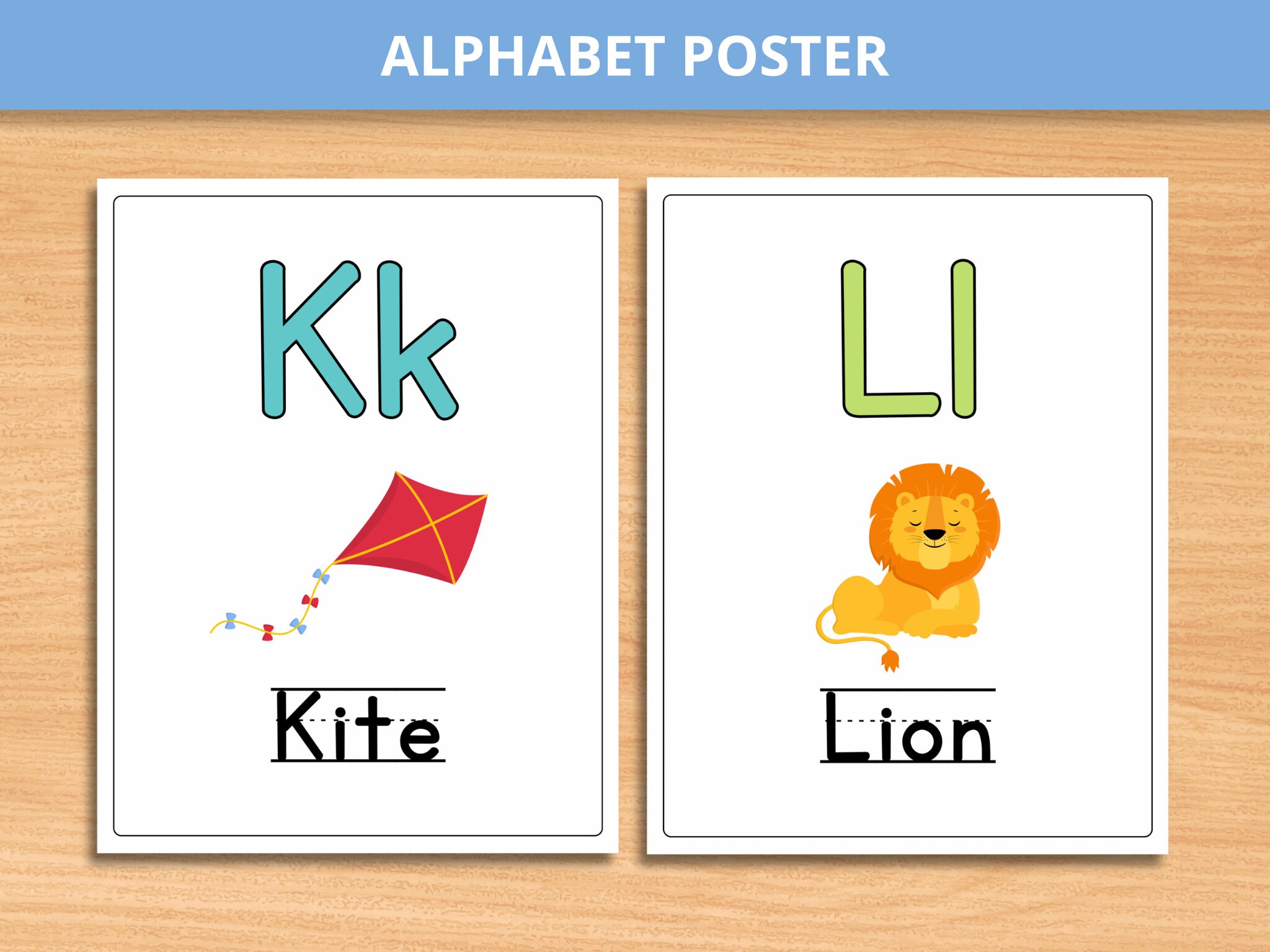 Alphabet Poster for Classroom Decoration, Educational Poster, Classroom ...