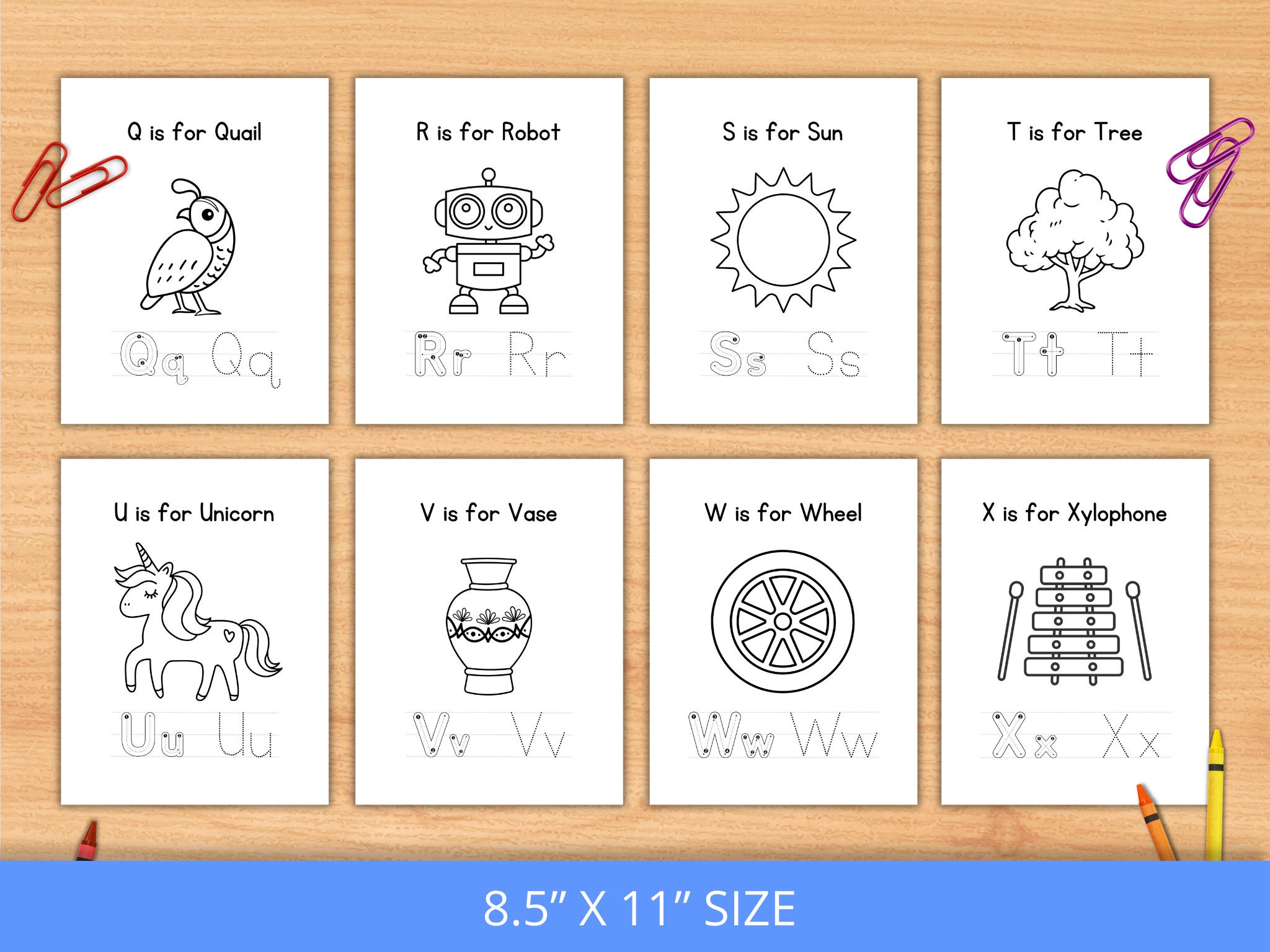 Alphabet Coloring Pages, Busy Book, Printable Worksheet, Abc Book, Baby ...