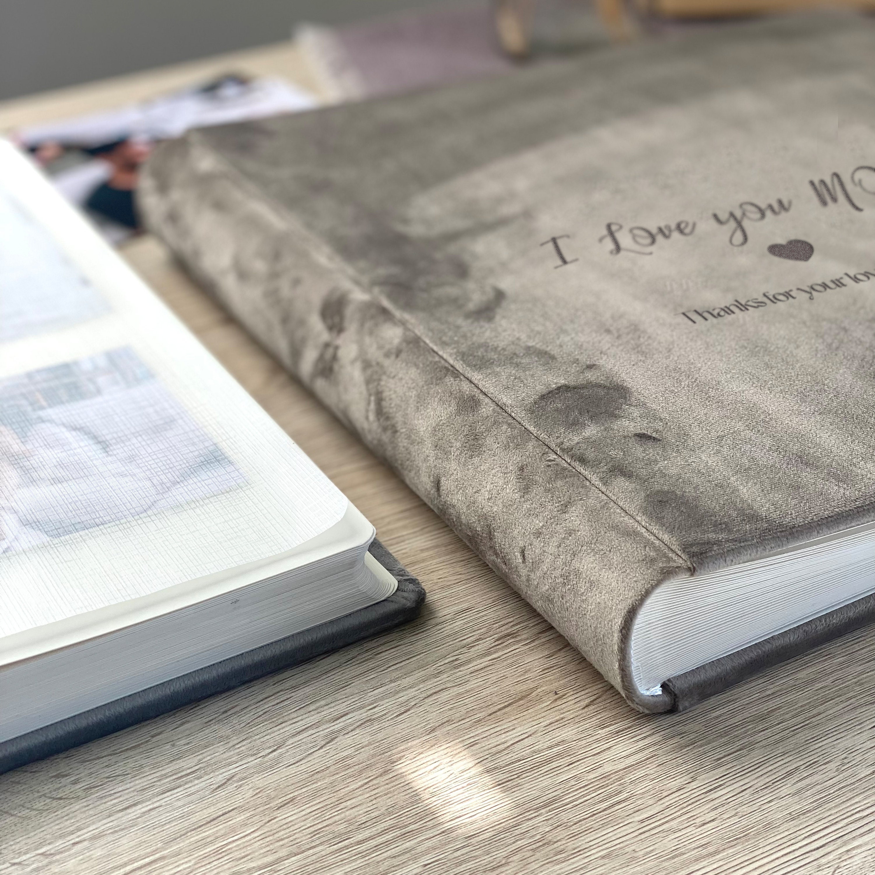 Custom Photo Album: in Loving Memory - Personalized Keepsake Book ...