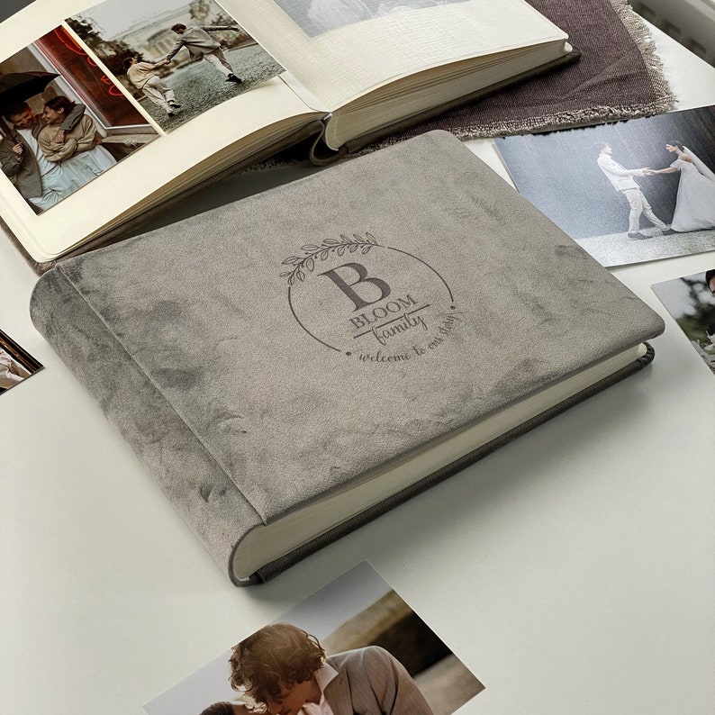 Custom Photo Album, 1 Year Anniversary Scrapbook Album, Personalized ...