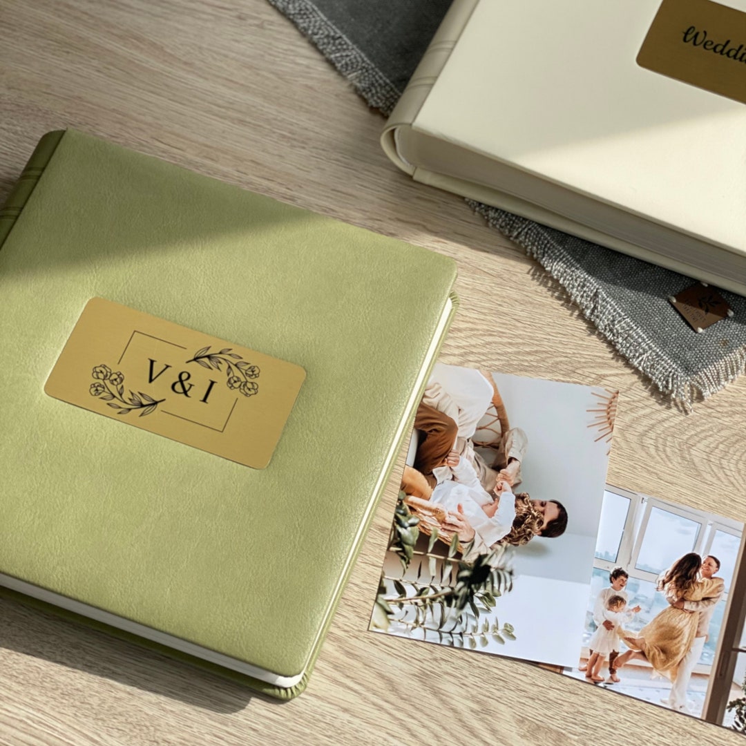 Personalized Wedding Album, Custom Memory Book for Wedding Photos and ...