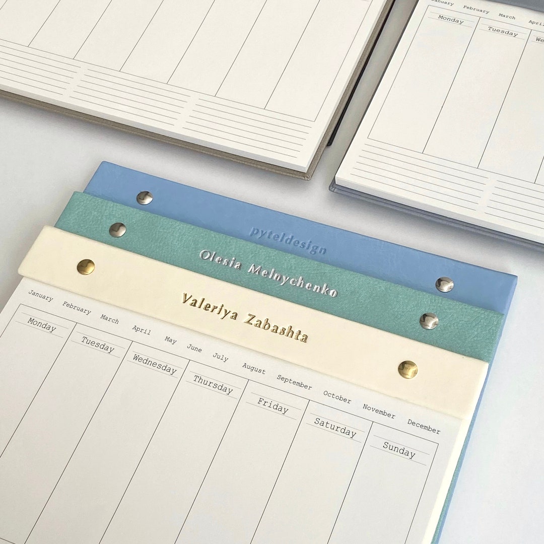 Task Planner & Goal Tracker, Custom Notebook for Boss, Personalized ...