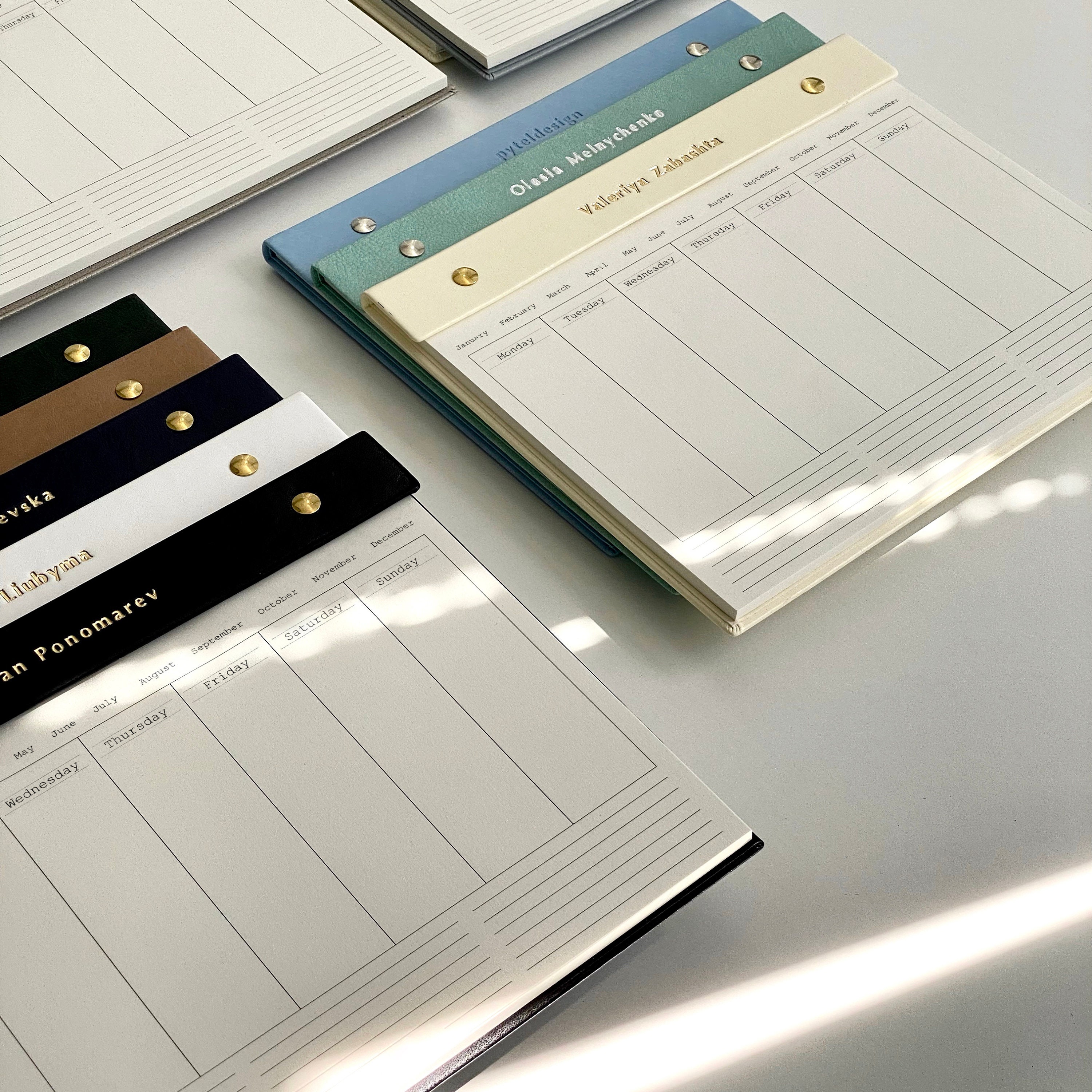 Custom Weekly Planner, Personalized Desk Organizer, Office Supplies ...