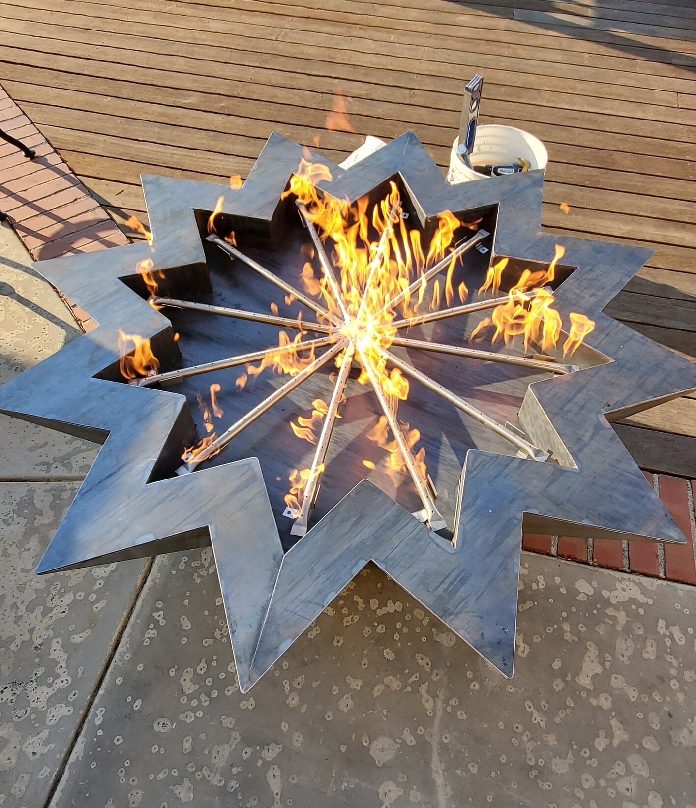 60" Star Shaped Fire Pit - Etsy
