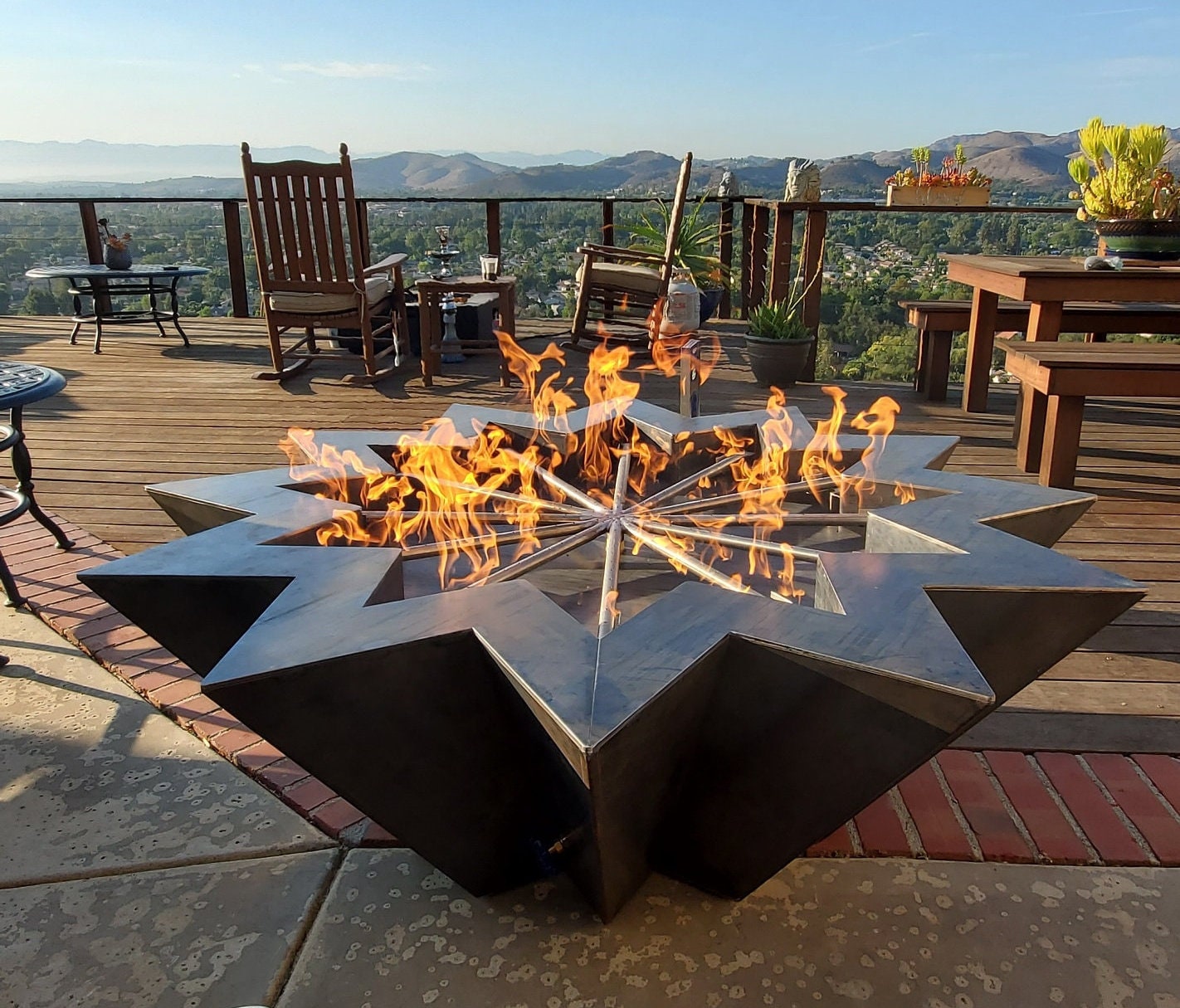 60" Star Shaped Fire Pit - Etsy